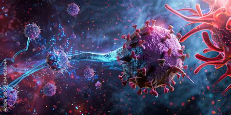 Viral Entry Into Cells An Illustration Showing How The Novel Virus