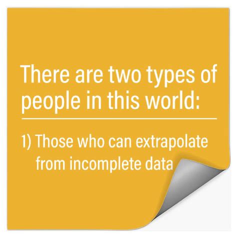 Two Types Of People Can Extrapolate Incomplete D Sold By Kimberley Whirr Sku 31121325 Printerval