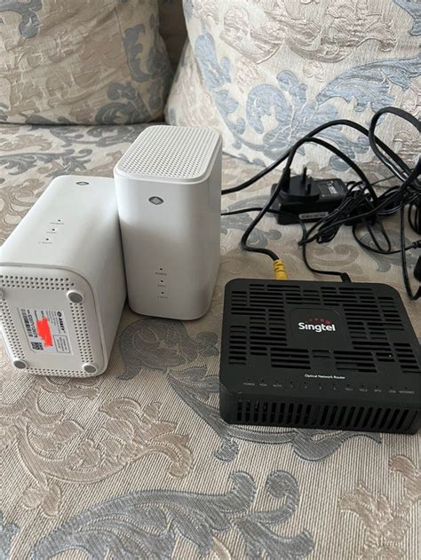 Singtel Issued Router And Askey AP W WiFi Mesh Computers Tech Parts Accessories