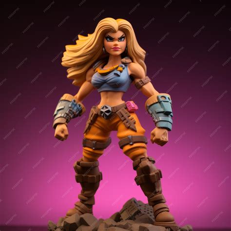 Premium Ai Image Barbie Of A Barbarian Gi Joe Style 3d Printed Action