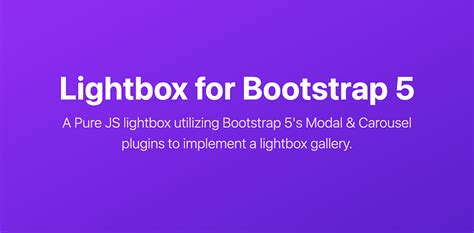 Do You Have A Favorite Vanilla JavaScript Lightbox General