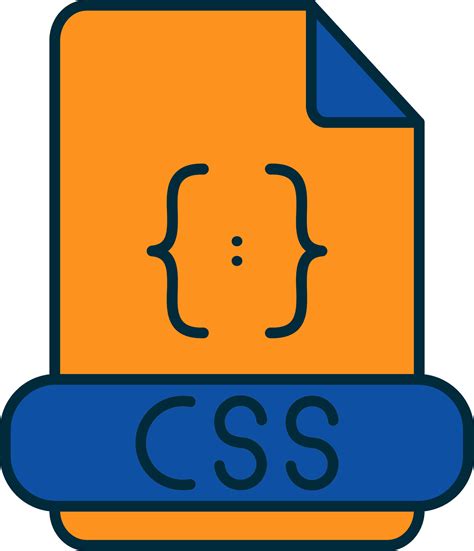 Css Line Filled Two Colors Icon Vector Art At Vecteezy