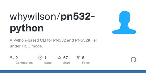 Github Whywilsonpn532 Python A Python Based Cli For Pn532 And