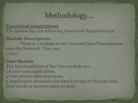 secure data transmission 2010csc029 ppt