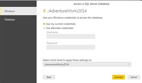 Using Power Bi Desktop To Connect To Sql Server And Facebook