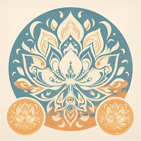 Symbolic Chakra Patterns Representing Energy Centers Premium Ai Generated Vector