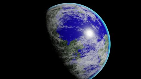 Proceduraly Generated Planet Rblender