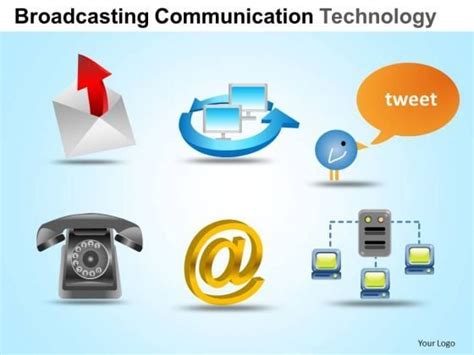 PowerPoint Layouts Success Communication Technology Ppt Design