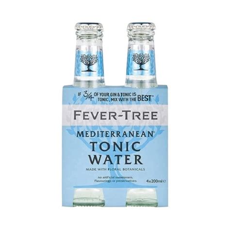 Fever Tree Mediterranean Tonic Water 200ml Pack4btls S Liquor