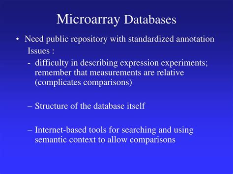 Ppt Gene Expression Analysis Using Microarrays Powerpoint