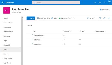 Office 365 Sharepoint Examples Microsoft Partners In Learning