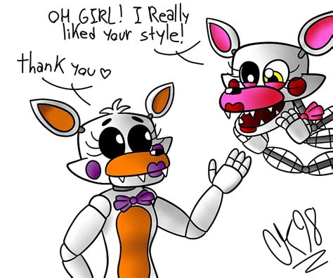 Mangle X Lolbit Lolbit Drawing Fnaf Mangle Hd Wallpaper Peakpx