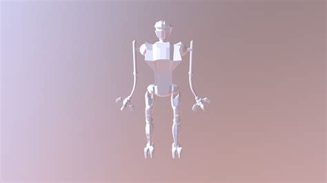 Robot 3d Model By Hartwinner [4836de8] Sketchfab