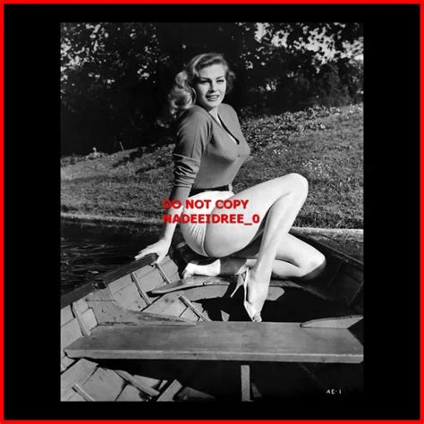Anita Ekberg Blonde Bombshell Swedish Miss Model Actress Pin Up Sexy 8x10 Photo Eur 941