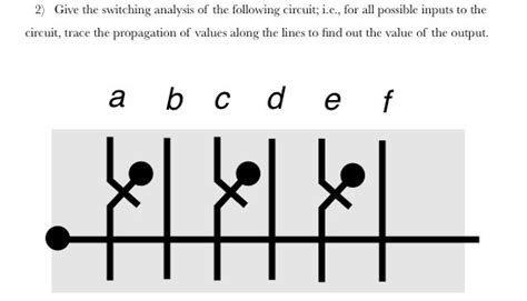 solved 2 give the switching analysis of the following