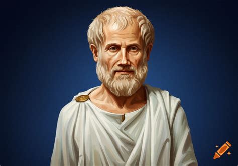 A Painted Portrait Of Aristotle On Craiyon