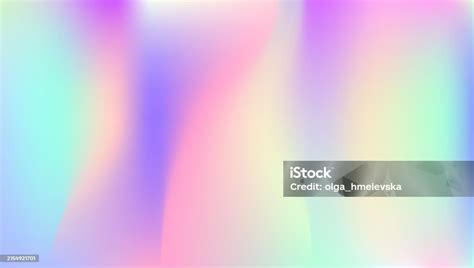 홀로그램 그라데이션 레인보우 플라이어 파스텔 라이트 진주빛 배경입니다 바이올렛 레트로 텍스처 홀로그램 배경입니다 흐림 가솔린 그림입니다 팝 벡터 보라색 홀로그램 그라데이션