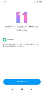 Poco F Android Update Miui Build Qejmixm Available Download Link Inside Dotnet Guide