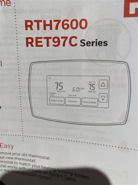 Need Help Connecting New Honeywell Thermostat Heating Help The Wall