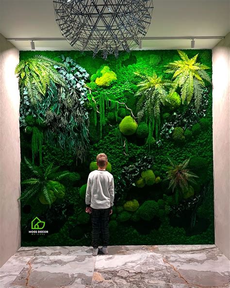 Мох Декор Картины из растений и мха 🌿 Фитокартина Живое Искусство в Вашем Интерьере 🌿