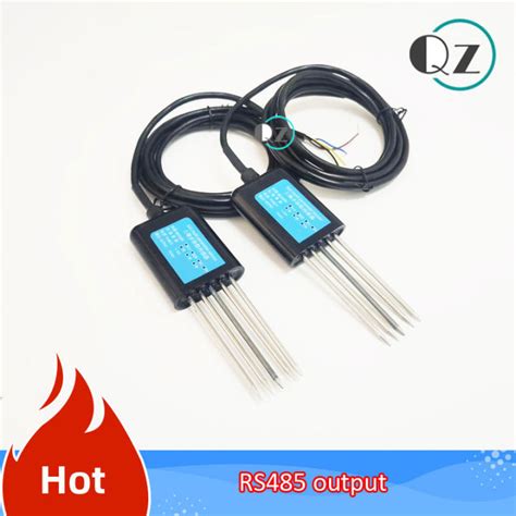Npk อุณหภูมิความชื้น Ec Ph 7 In 1เซ็นเซอร์ดิน Rs485 Modbus เซ็นเซอร์