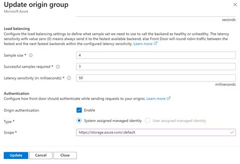 관리 Id를 사용하여 원본 서버에 인증 미리 보기 Azure Front Door Microsoft Learn