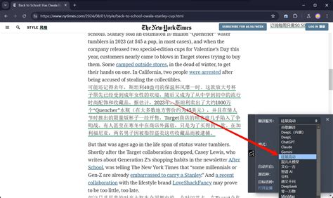 在划词翻译中使用 siliconcloud api 进行翻译 cxplay world