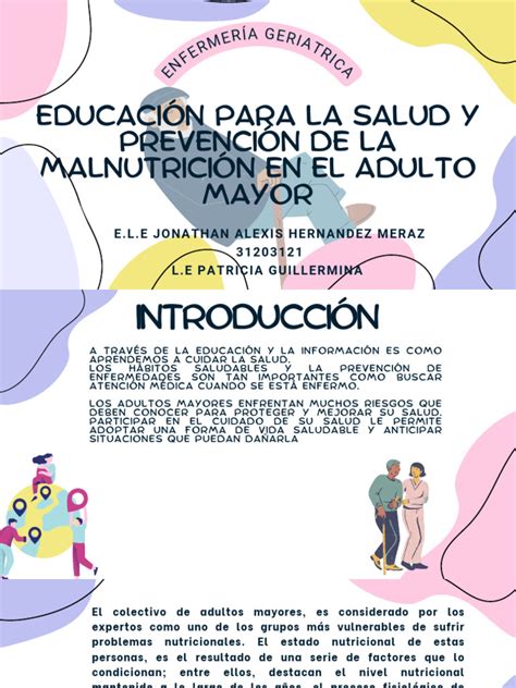 Prevencion Y Promocion A La Salud Adulto Mayor Pdf