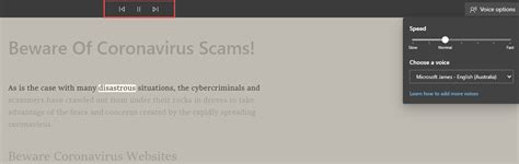 “read Aloud” Webpage Reader In Chromium Edge Daves Computer Tips