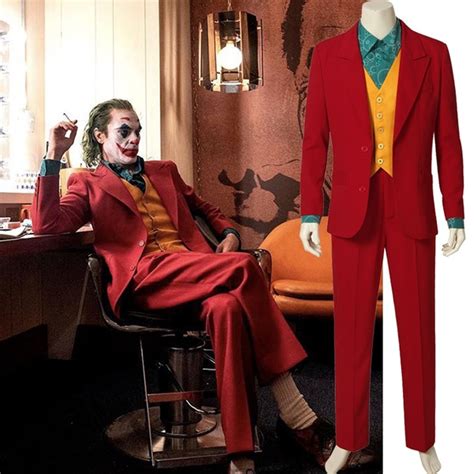 2019 New Movie Joker Joaquin Phoenix Arthur Fleck Cosplay Costume Party