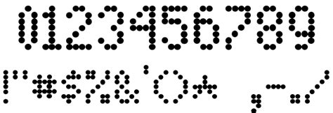 Dot Matrix Font