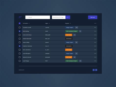 Table Ui Designs Themes Templates And Downloadable Graphic Elements