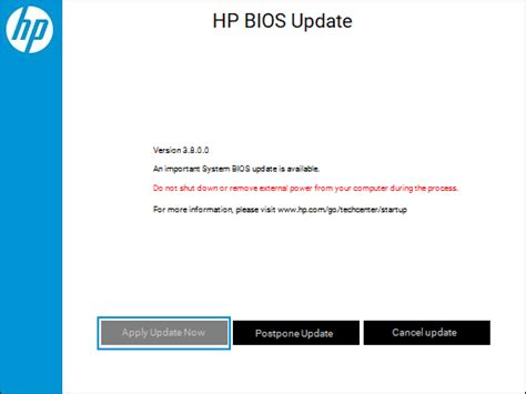 HP Consumer Notebook PCs Updating The BIOS Basic Input Output System Windows HP Support