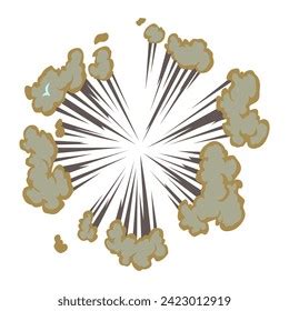 Explosion Animation Cartoon Burst Effect Comic Stock Illustration Shutterstock