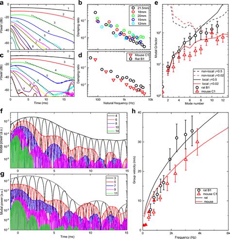 Damping And Group Velocity Of Vibrational Eigenmodes Are Frequency Download Scientific Diagram