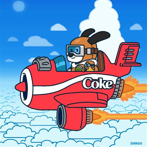 하늘과 빨간 비행기 By 이시누 포트폴리오 노트폴리오