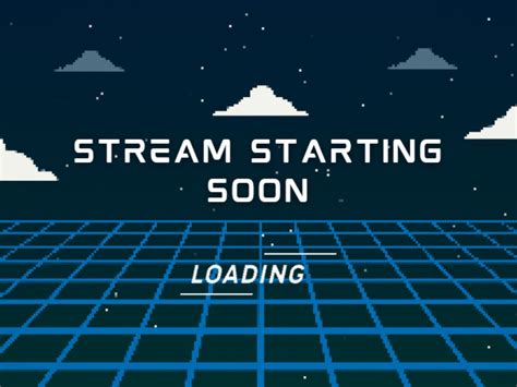 Twitch Starting Soon Screen Animated Animated Twitch Screen Twitch