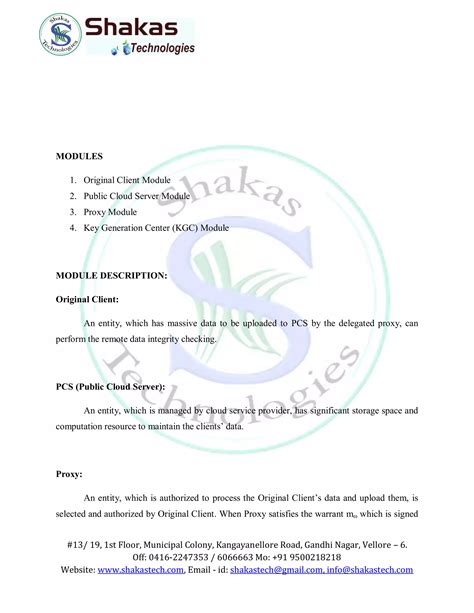 Identity Based Proxy Oriented Data Uploading And Remote Data Integrity Checking In Public Cloud