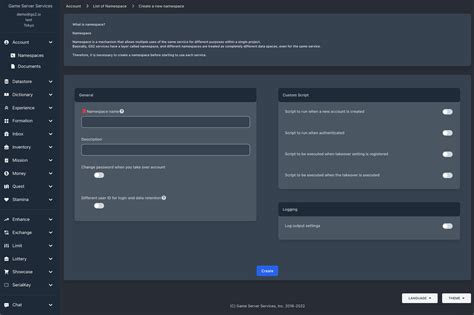 Setup Using The Management Console Game Server Services Docs