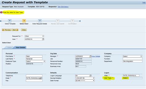 Sap Grc Ac 10 Arm New User User Type Sap Community