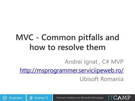 Ppt Mvc Common Pitfalls And How To Resolve Them Powerpoint Presentation Id2561434