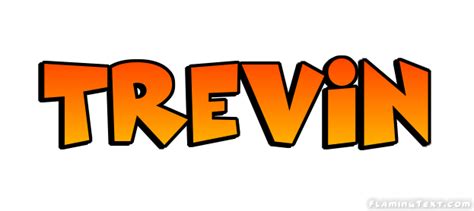 Trevin Logotipo Ferramenta de Design de Nome Grátis a partir de Texto Flamejante