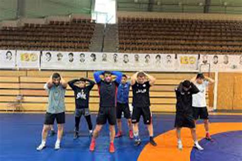 ببینید میدان‌داریِ حسن یزدانی در تمرین تیم ملی کُشتی آزاد پیش‌ از آغاز مسابقات رنکینگ مجارستان