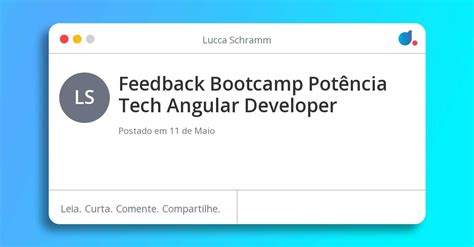 Feedback Bootcamp Potência Tech Angular Developer
