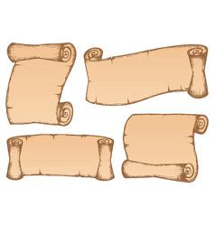 Old Scroll Theme Image Royalty Free Vector Image