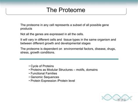 Lectureonproteomicsintroductionppt