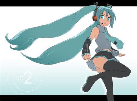 Hatsune Miku Panties Striped Panties Twintails Underwear Vocaloid R