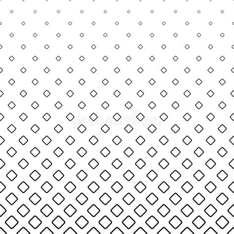 Monochromatic Abstract Square Pattern Background Black And White Geometrical Vector Graphic