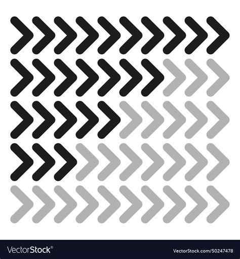 Horizontal Progress Level Indicators In Sequence Vector Image