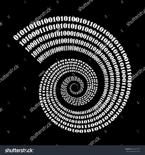 Vector Binary Code Background Numbers Concept Stock Vector Royalty